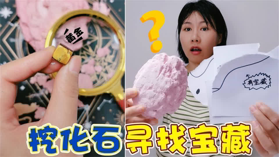 化石里有宝石!根据线索寻找宝藏,最后居然挖到黄金