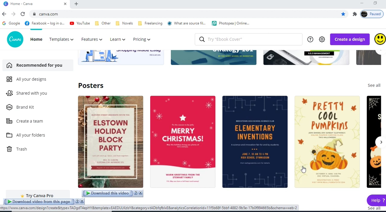 【油管搬运】Canva如何导出PSD格式?