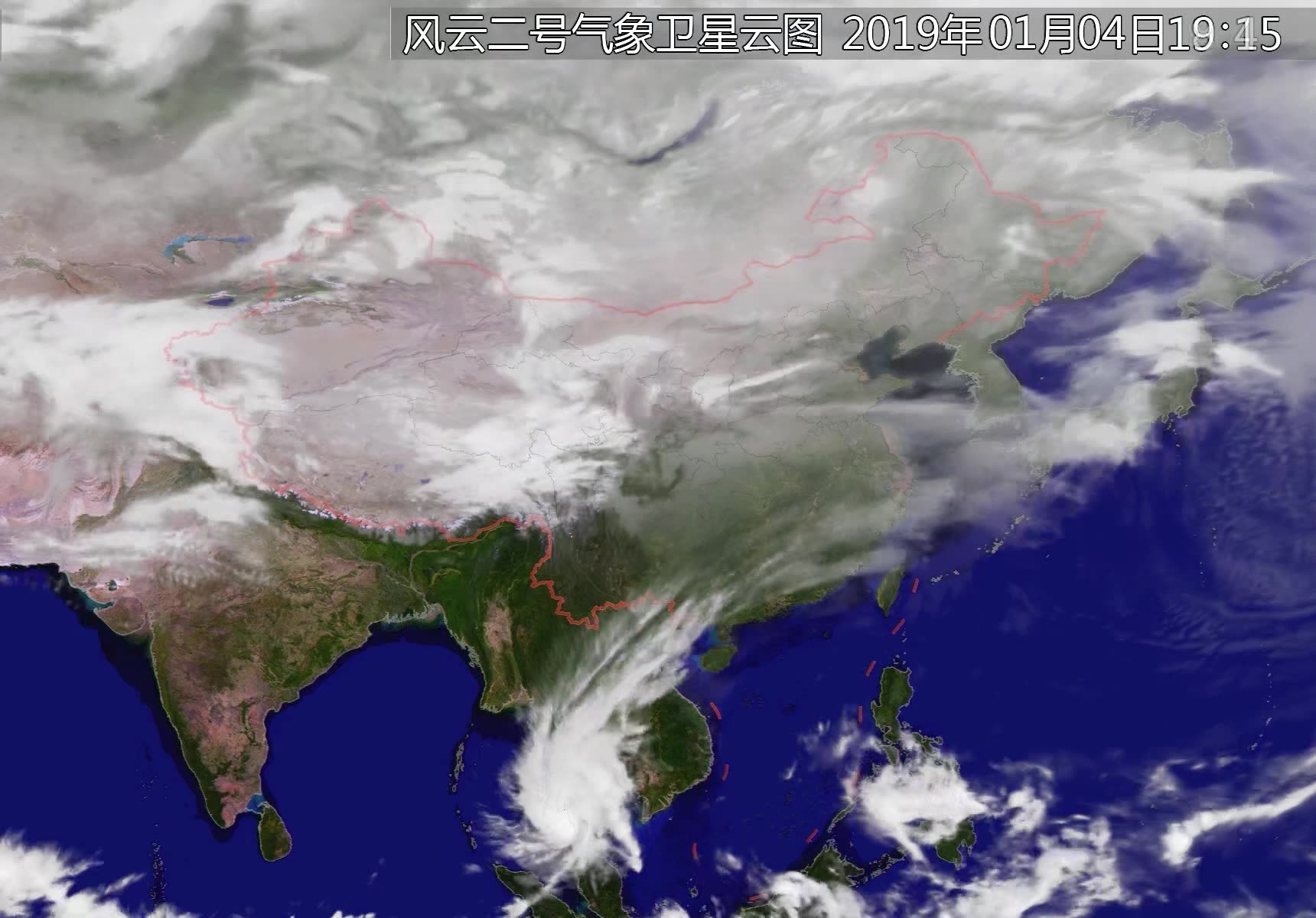 2019年卫星云图高清版