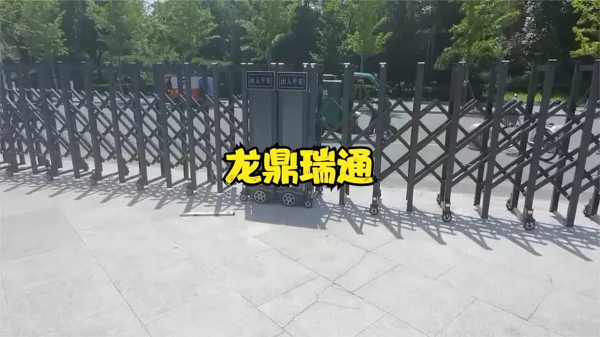 北京单位安装遥控开启电动门 也可车牌识别系统控制电动伸缩门