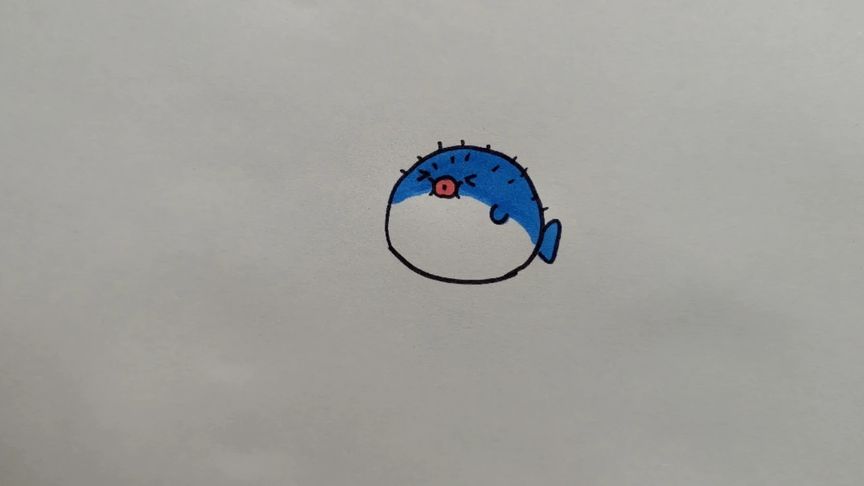 有谁知道这是什么鱼吗?简单有可爱的小鱼,一起来画画吧!
