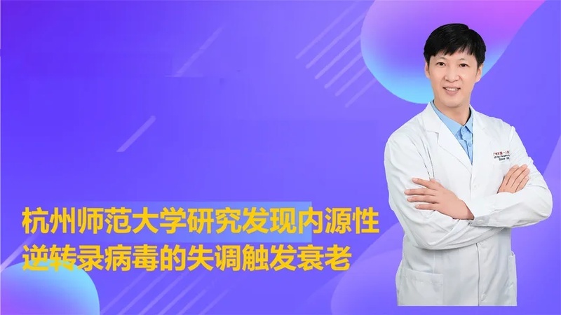 杭州师范大学研究发现衰老原因,内源性逆转录病毒失调是元凶!