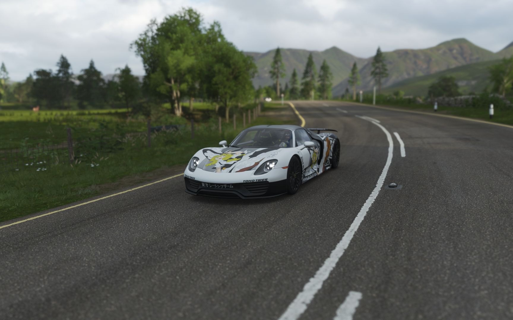 地平线4 保时捷918SPYDER S2原厂引擎尾翼调校数据分享
