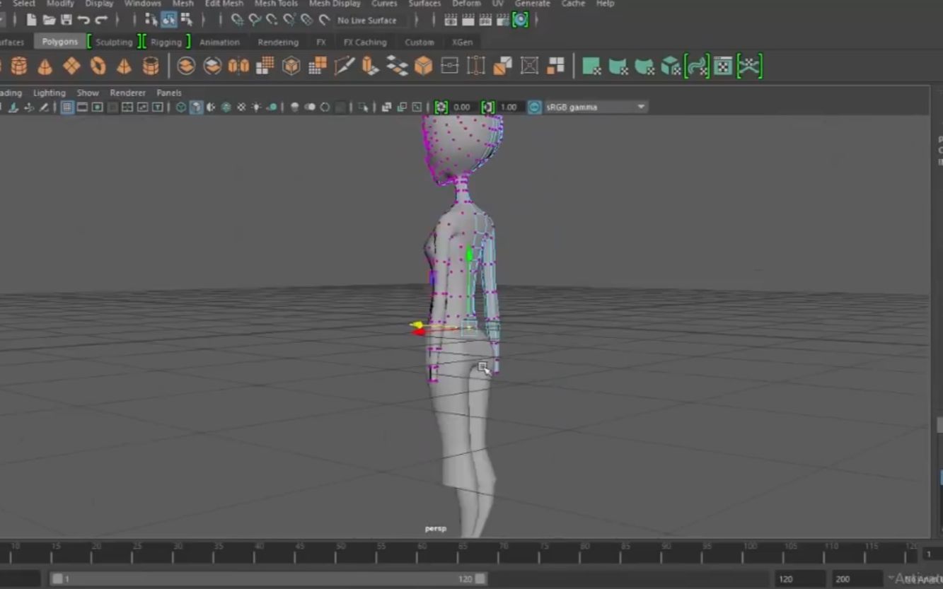 【3D建模】Maya角色快速建模教程