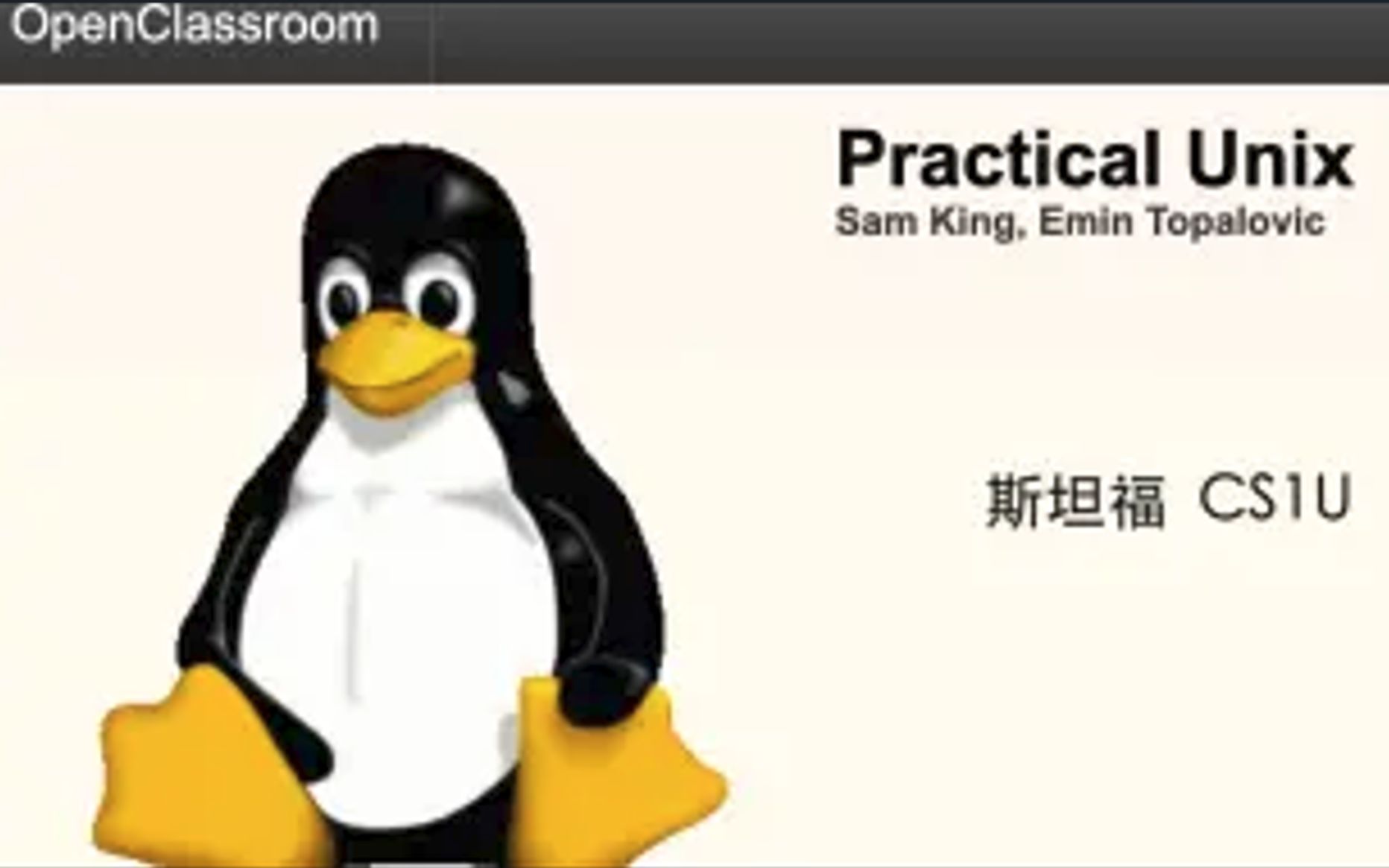 斯坦福 CS1U Practical Unix (实用Unix 中文字幕)11. 正则表达式 (6)python
