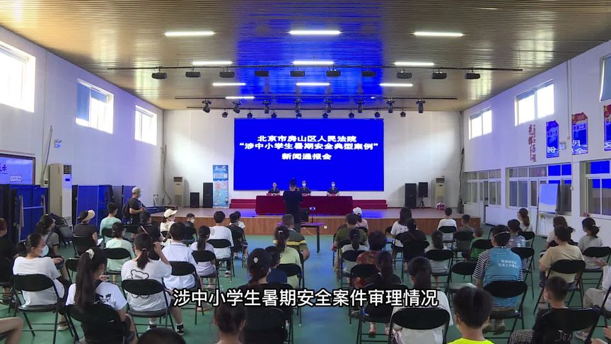 房山法院召开“涉中小学生暑期安全典型案例”新闻通报会