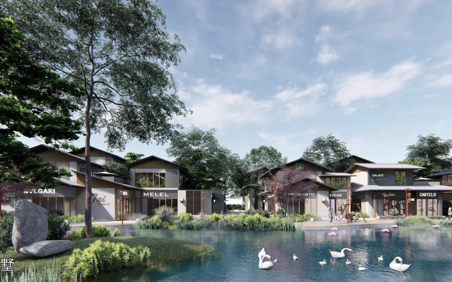 ...区商业街酒店建筑设计方案,修建性详细规划,多媒体方案汇报,动画漫游