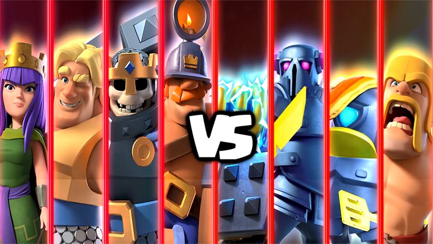 皇室战争:4张英雄卡牌PK各种类型卡牌,看看哪个组合更犀利?