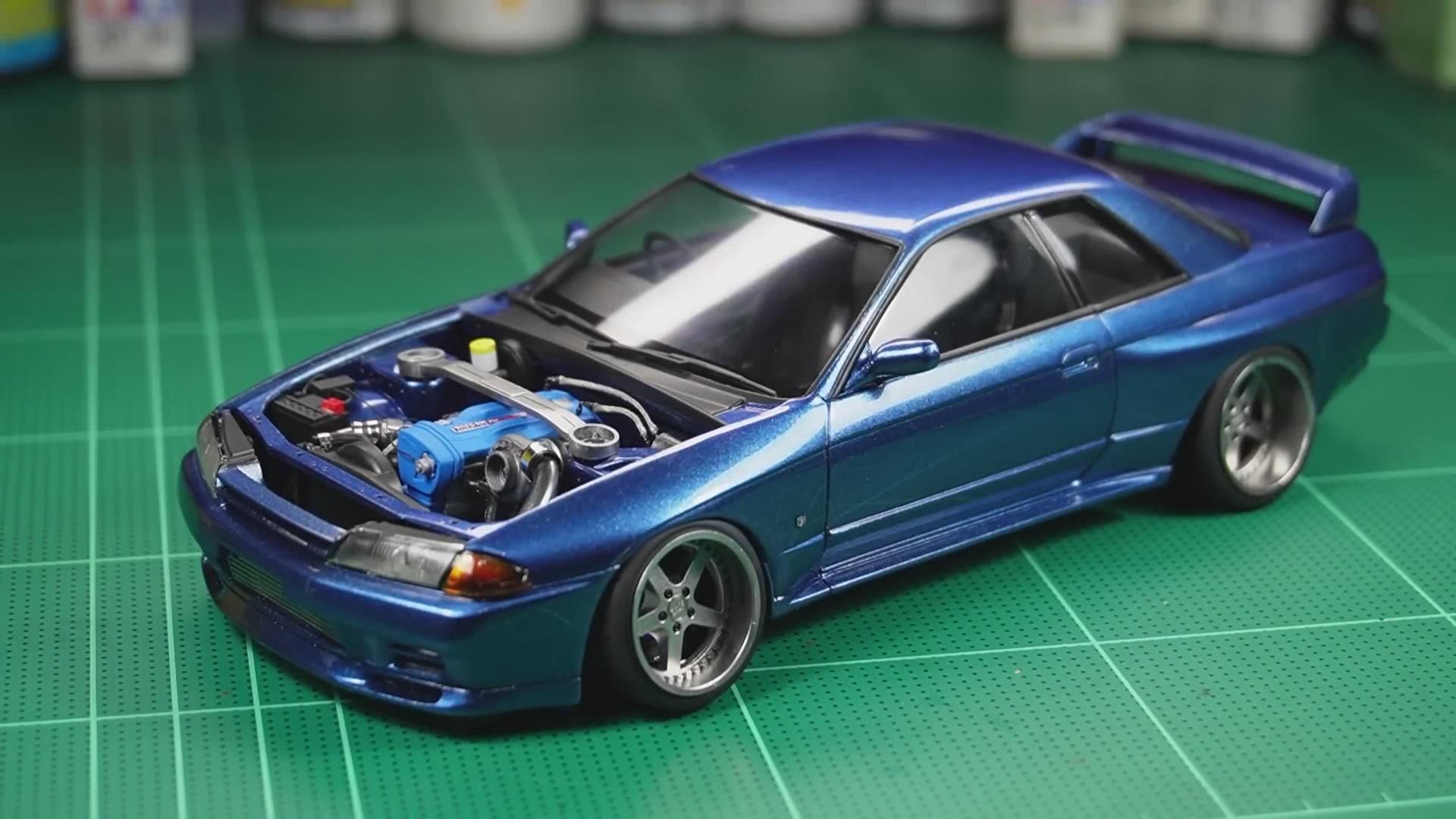 田宫 1/24 日产Skyline R32 GT-R 汽车模型制作