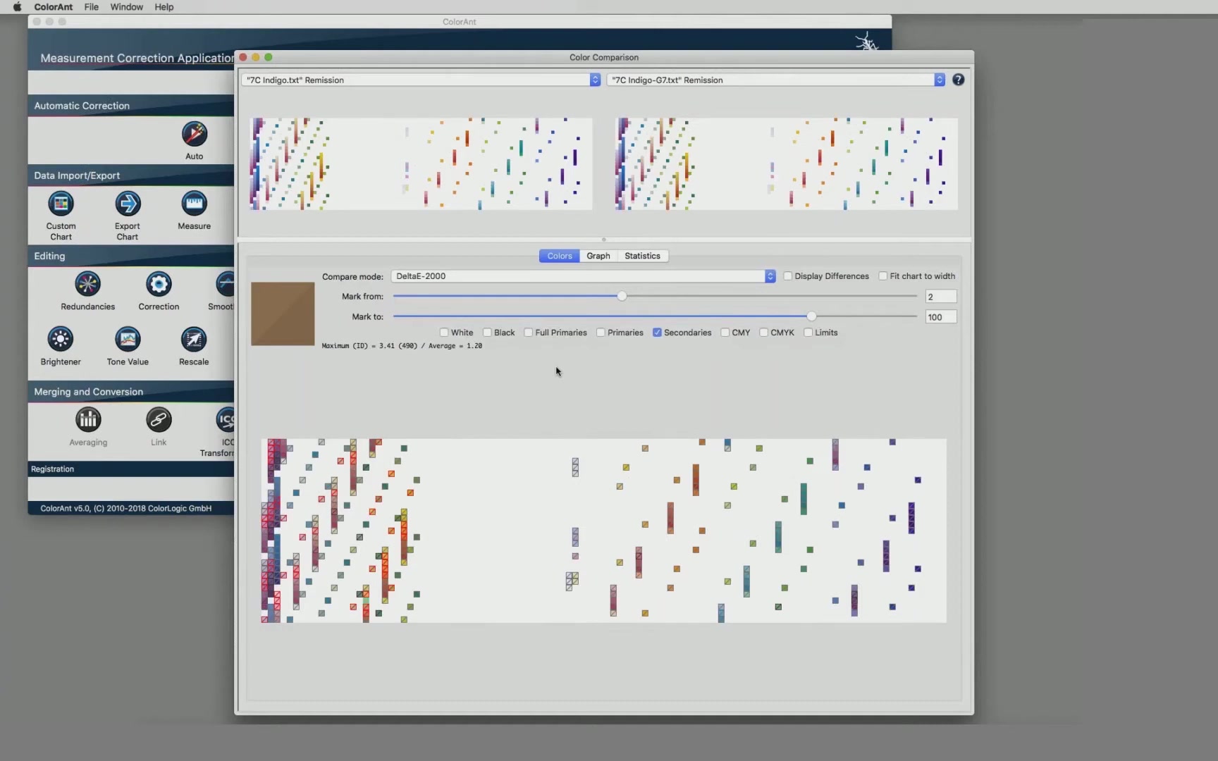 17_ColorAnt 5 - 新功能使用比较窗口