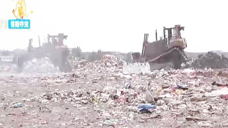 垃圾填埋很“壮观” 分类厨余是关键