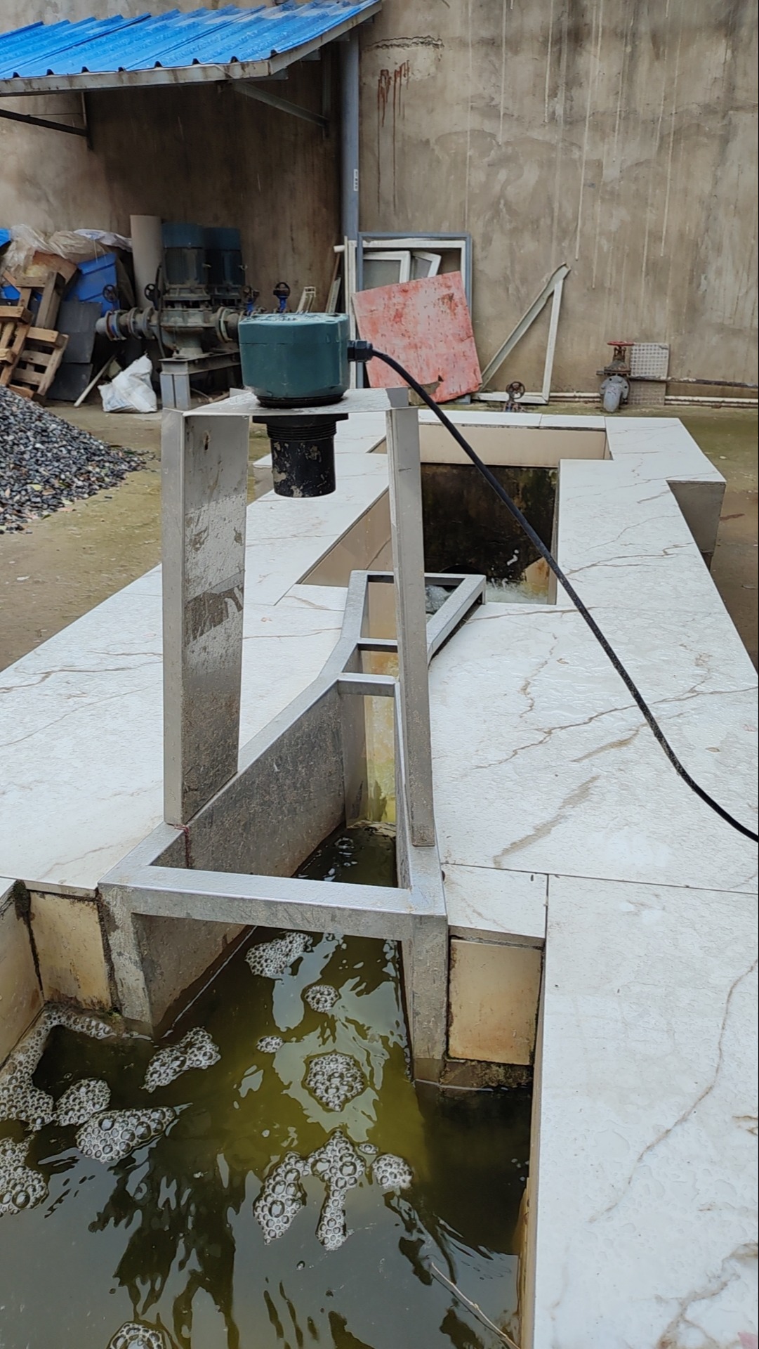 烨立科技超声波明渠流量计应用现场