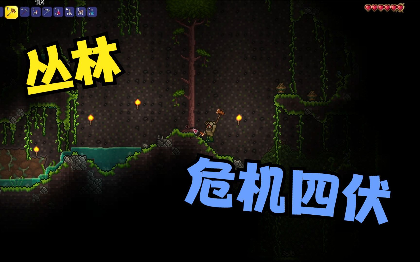 泰拉瑞亚06:丛林地下,危机与宝藏共存!