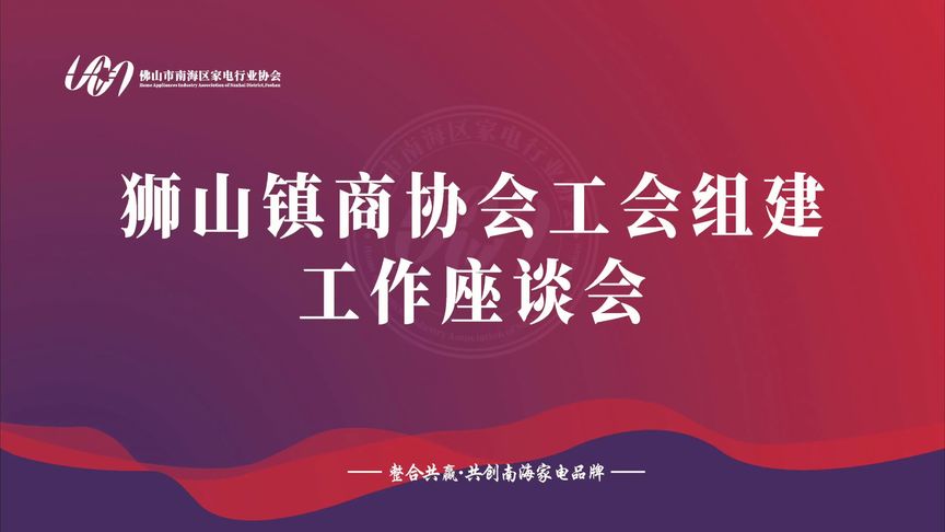 南海家电协会参加狮山镇商协会工会组建工作座谈会