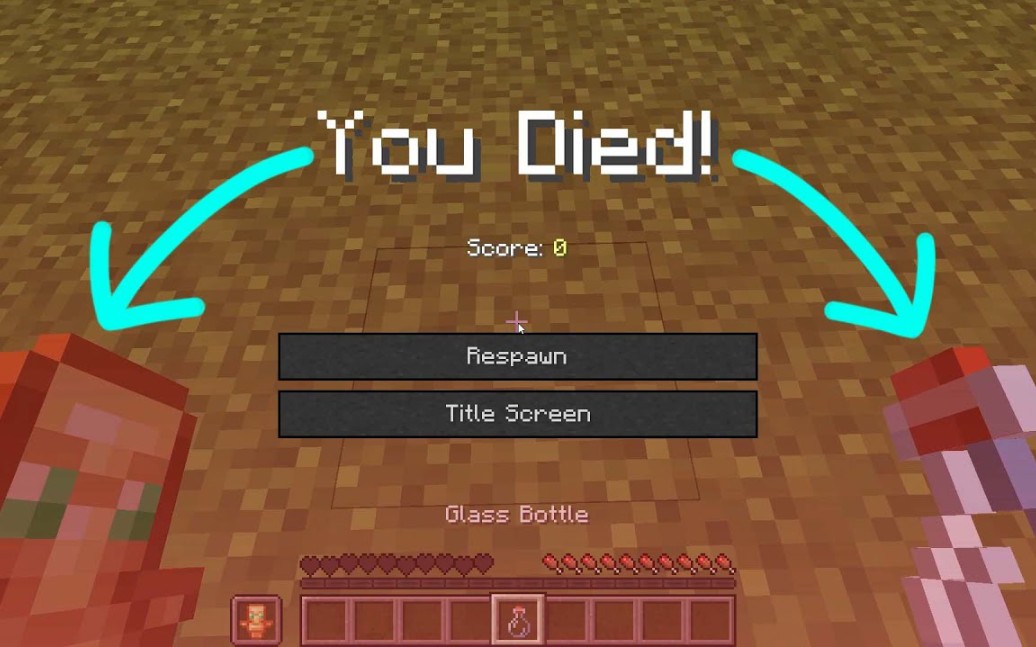 这种药水可以在创造模式下杀死你.