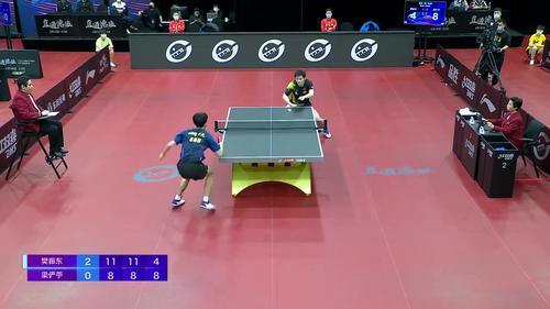 强!樊振东追分太牛了 第三局比赛樊振东一度1-7落后,他奋起直追到8比...