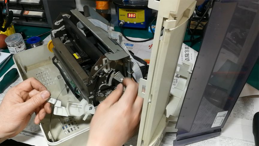 映美fp-580k打印机打印发票字迹不清晰为什么?如何自己在家修复