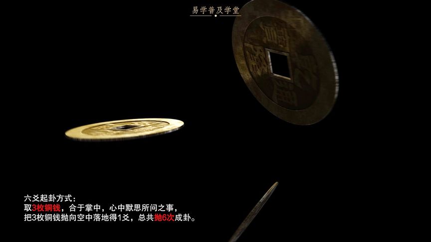 六爻铜钱起卦法
