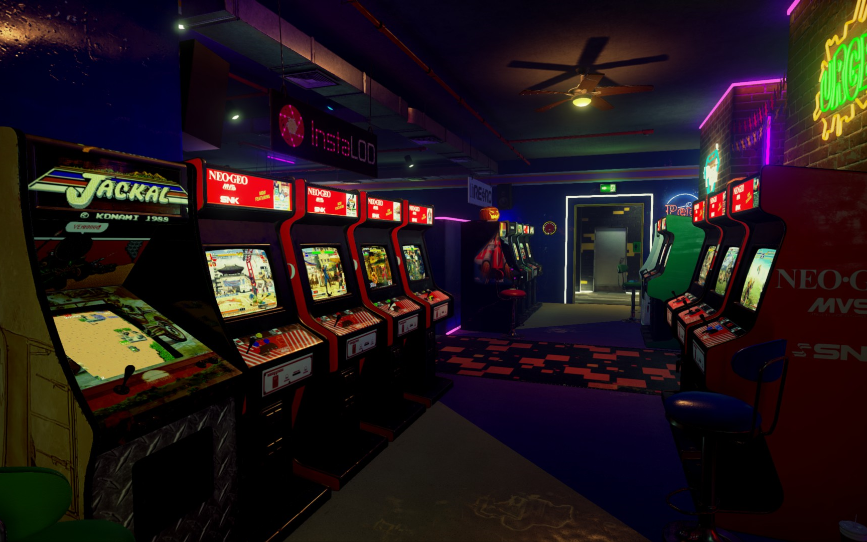New Retro Arcade: Neon 复古街机厅配置成品演示