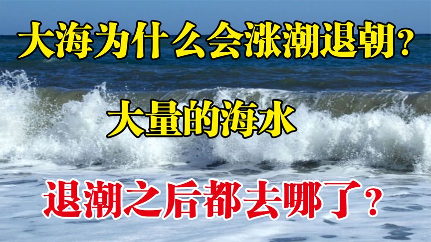大海为什么会涨潮退朝?大量的海水,退潮之后都去哪了?