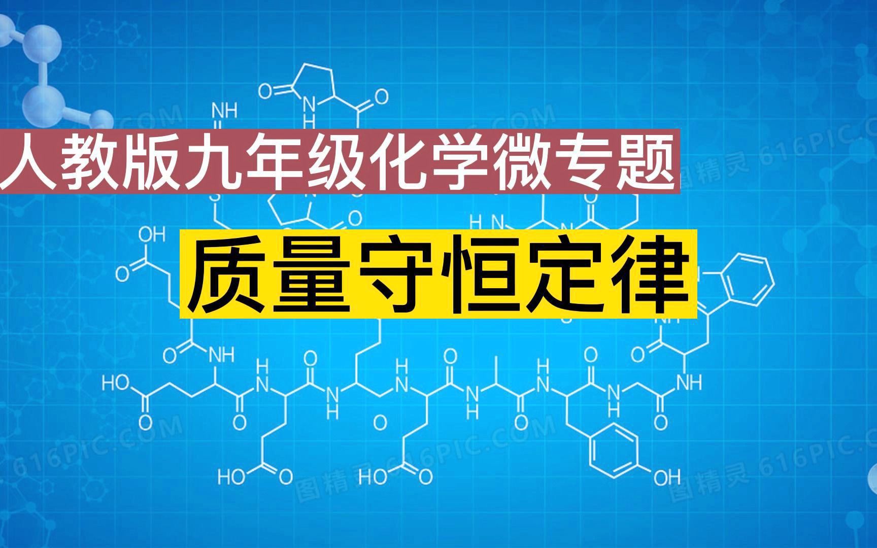 人教版九年级化学微专题-质量守恒定律