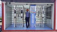 建筑工地人脸识别劳务实名制全高闸三进三出应用现场