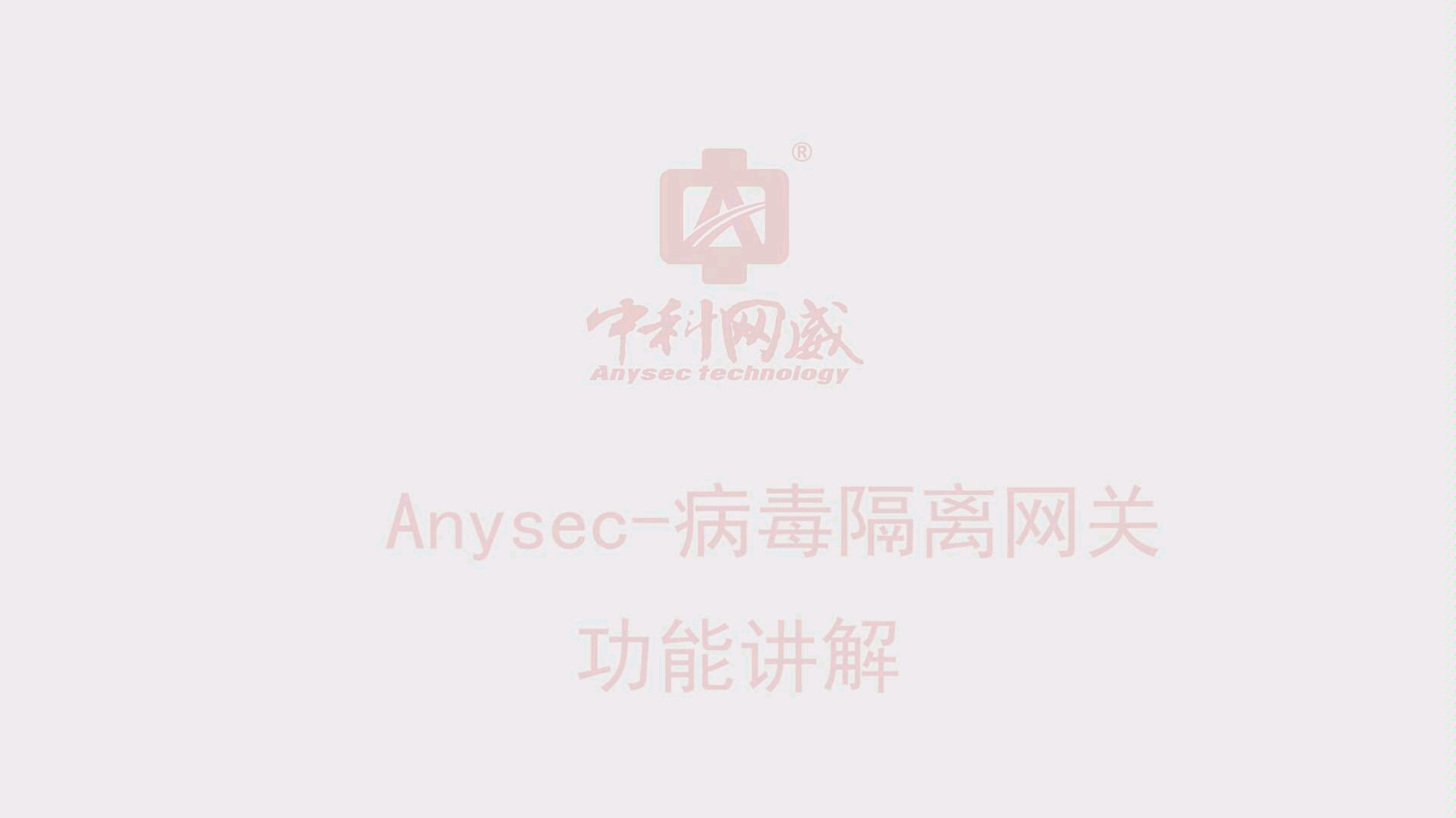 网络病毒隔离网关功能讲解