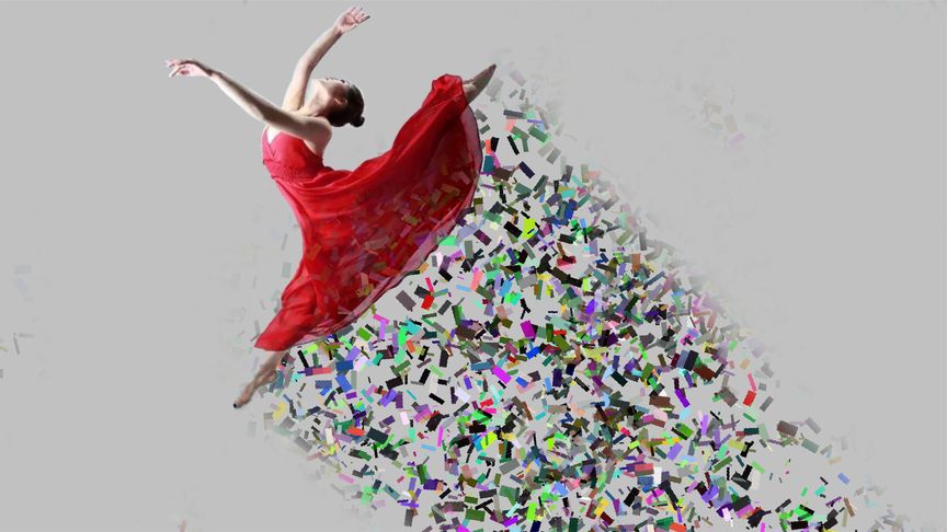 PS教程 PS舞蹈与碎片飞天效果