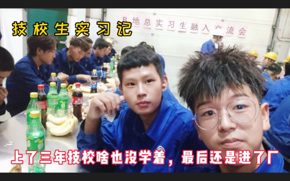 上了三年技校啥也没学着,最后还是被送进了厂