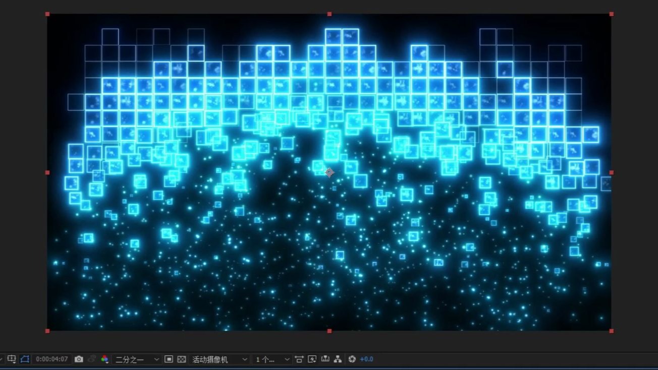 【AE教程】动漫科技感转场制作