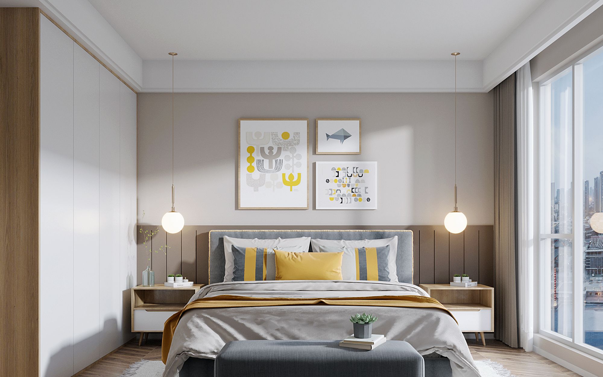 【零基础】3dmax卧室建模渲染--建模部分