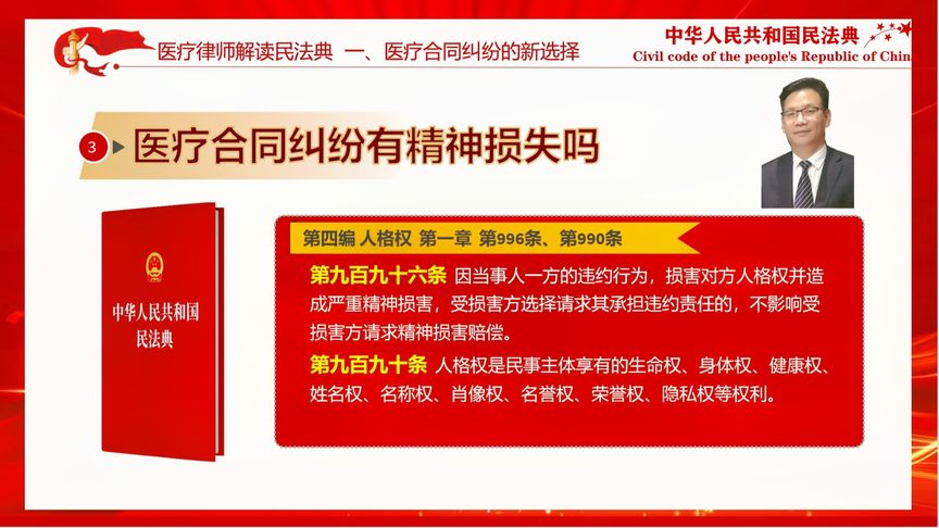 医疗律师解读民法典 第3讲 医疗合同纠纷有精神损失吗?