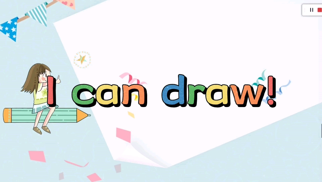 [绘本动画]I can draw!