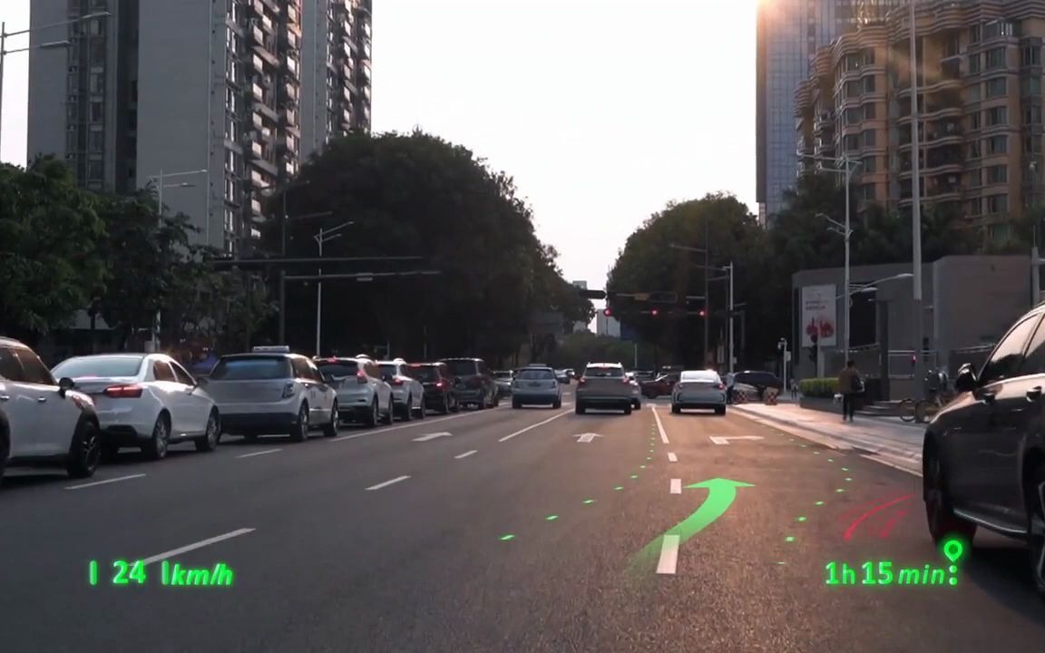 #虚拟现实应用场景# 国产技术的ar导航演示