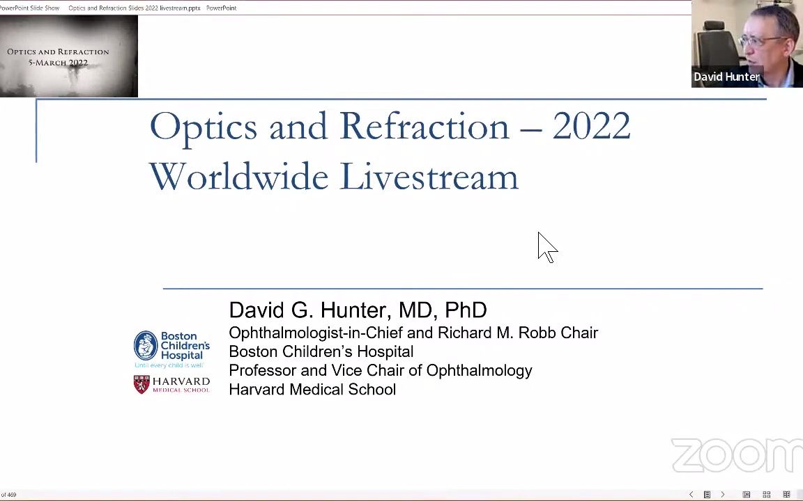 Dr. Hunter's 2022 Worldwide Optics and Refraction Review - 视光学