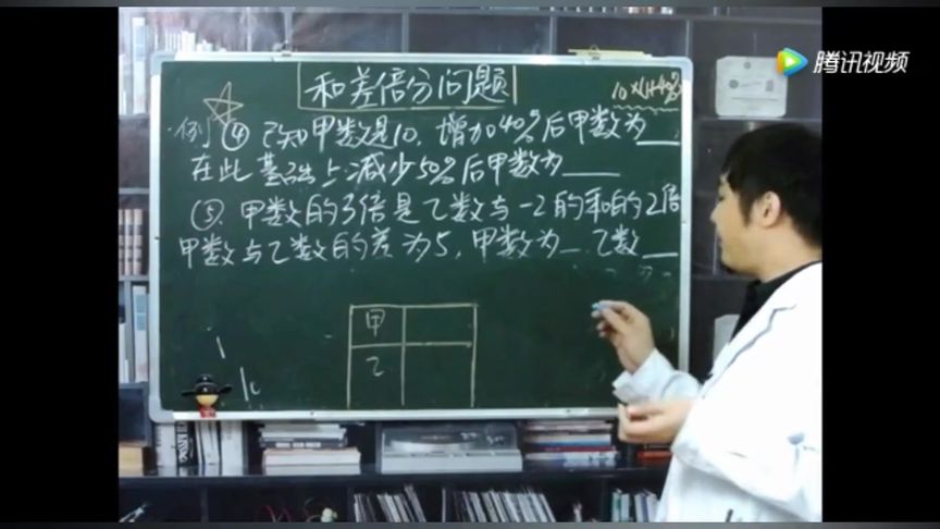 提前学 七年级(上)30和差倍分问题,中考必考,九大应用题之一
