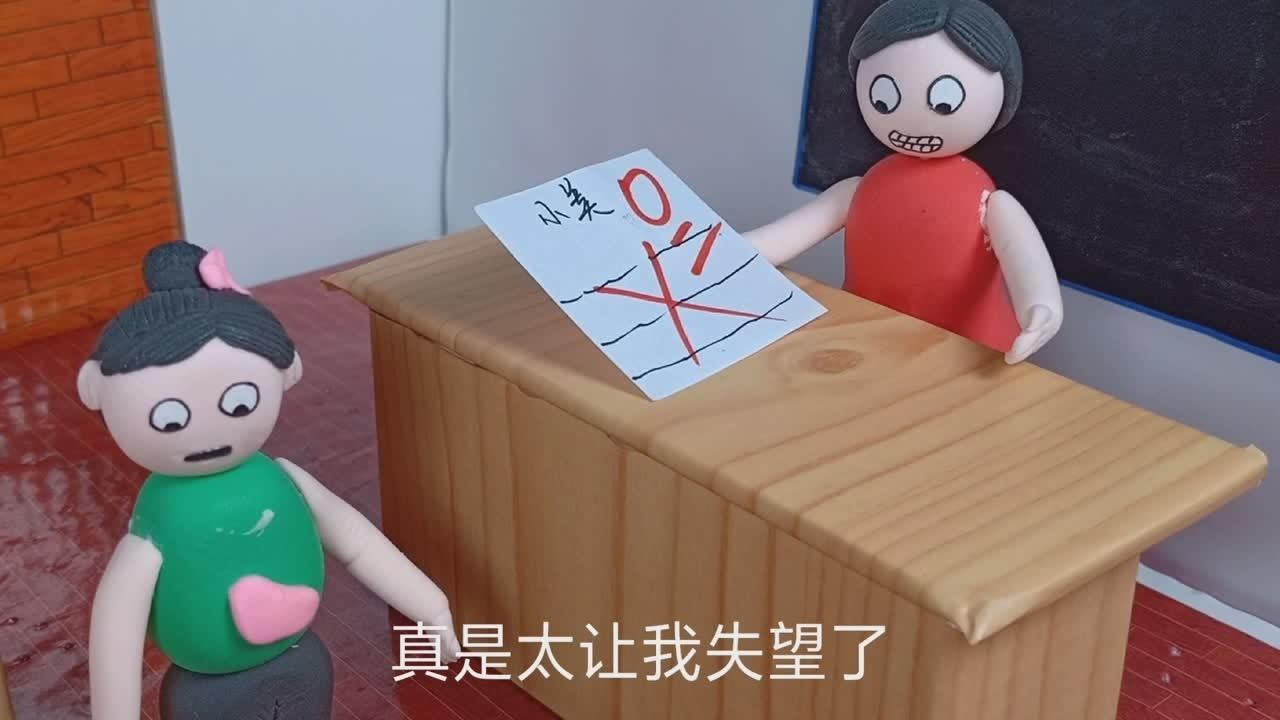一向成绩很好的班长这次居然考了0分,知道原因后同学们都.