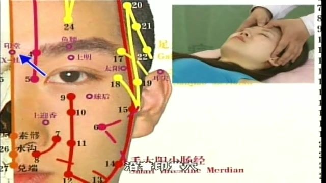 中医按摩名家讲座-缓解疲劳-头部穴位推拿