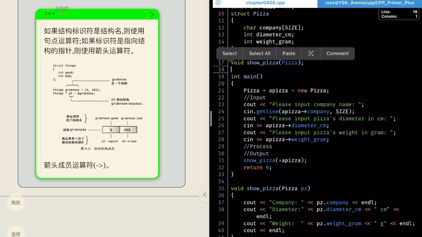 C++ Primer Plus 编程练习 第4章 复合类型 第8题
