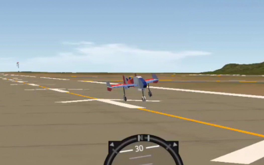 【简单飞机】航模人特有玩法-地面视角
