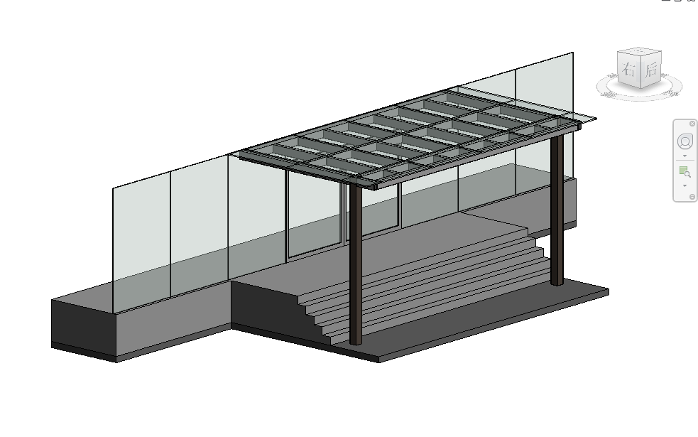 2019年“1+X”BIM初级等级认证考试——钢结构雨棚