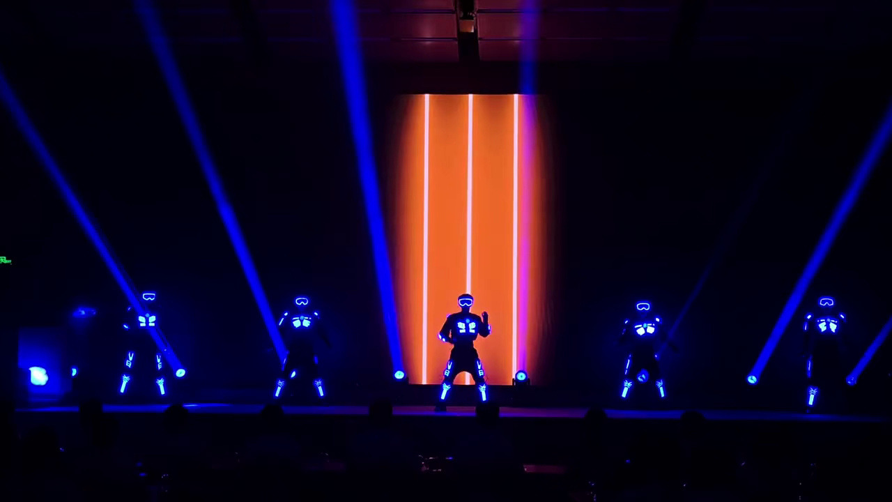 【星崛文化】科技电光舞 晚宴暖场节目开场秀超炫激光秀表演 创意...