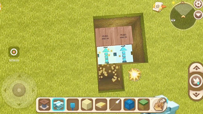 迷你世界:教你怎么简单暴力的开门,是不是很有用?