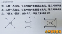 小学数学二年级奥数课堂 一笔画问题中的单数点和双数点你认识吗