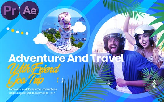 PR模板-夏季旅游介绍视频夏季风景介绍旅游景点介绍视频