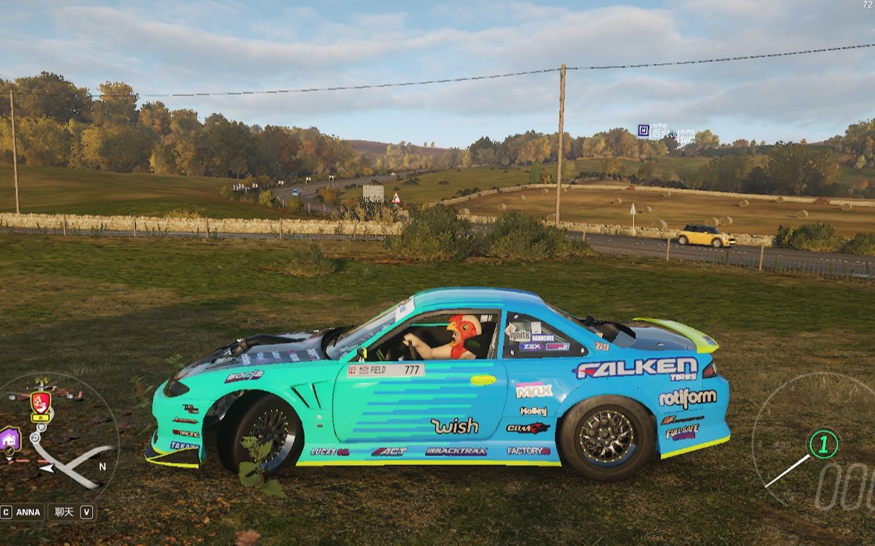 《极限竞速:地平线4》键盘漂移教学,原装车,无调校,无改装,低门槛。