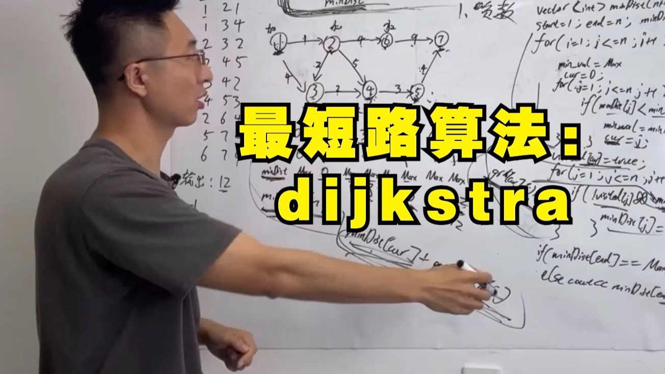 图论:最短路算法之Dijkstra (朴素版) | 迪杰斯特拉算法