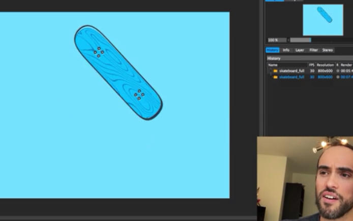 89.C4D如何在草图上设置动画-瀚森拓科技