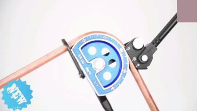 超级实用,好强大的手动弯管机,轻松加工一个标准件!