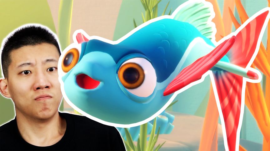 我变成了会飞的鱼!我是鱼第二期,小鱼模拟器,鲤鱼Ace解说